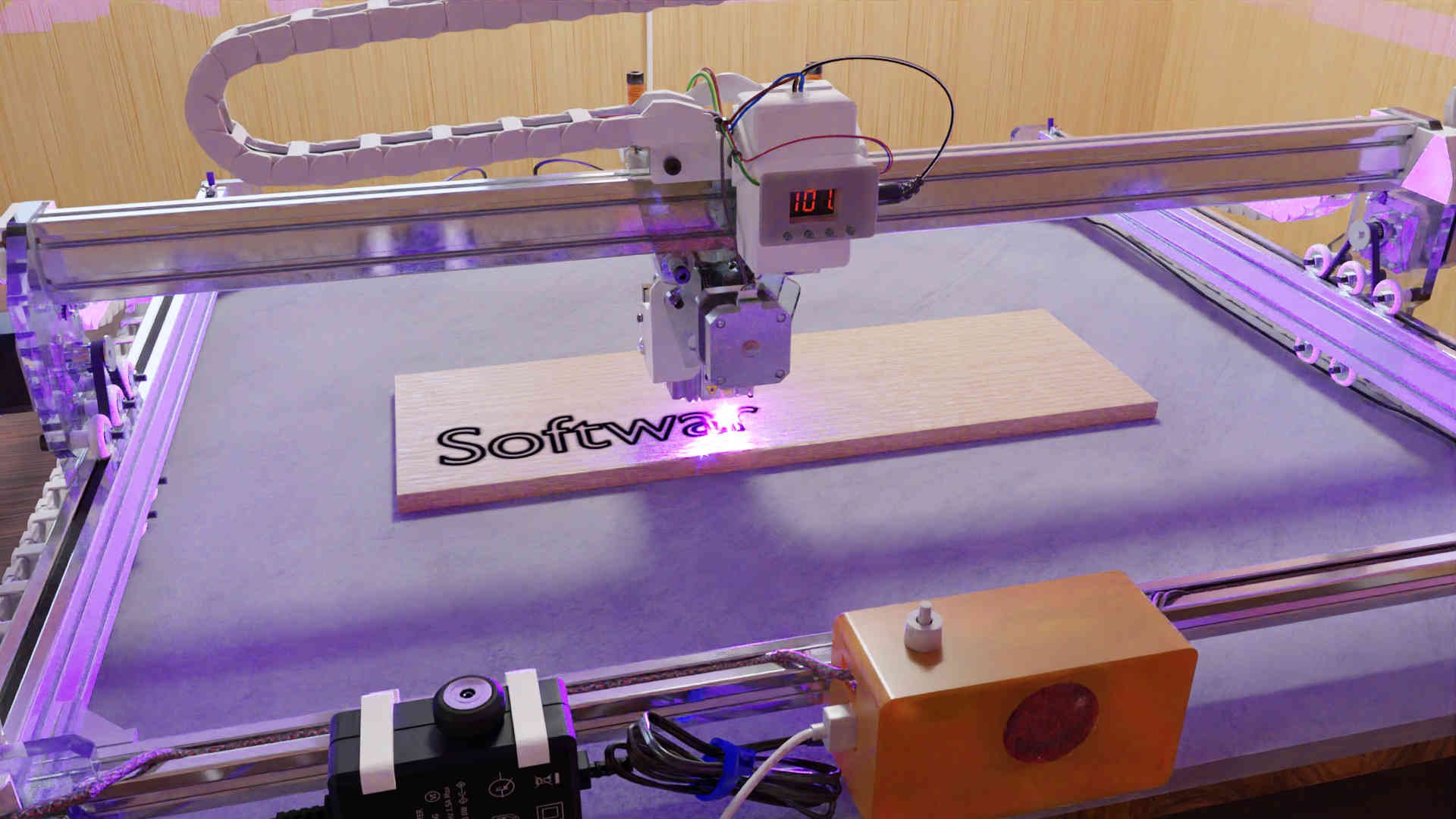 Laser Engraving Machine 3D Model - TurboSquid 2113113