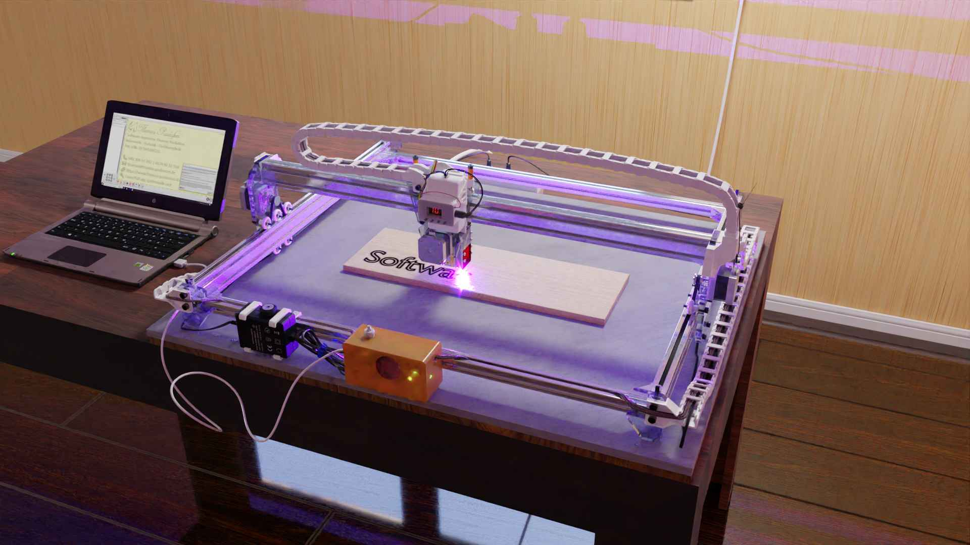 Laser Engraving Machine 3D Model - TurboSquid 2113113
