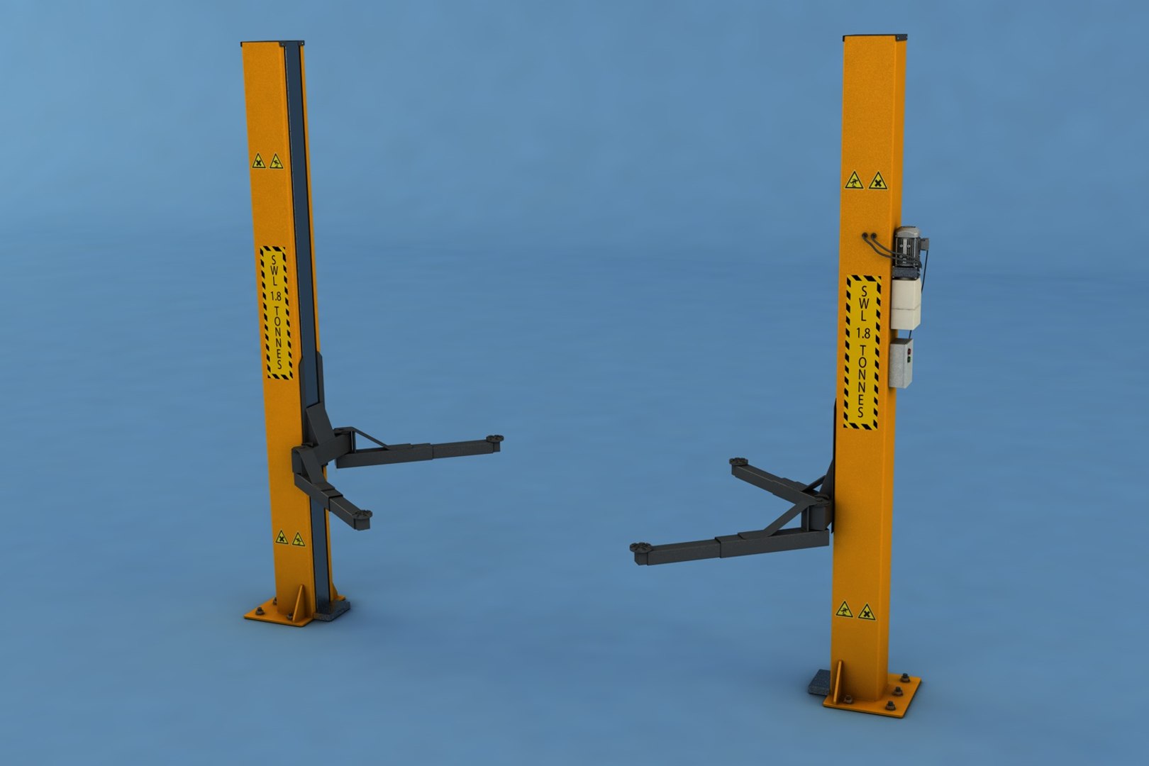 Car Lift 3D - TurboSquid 1342331