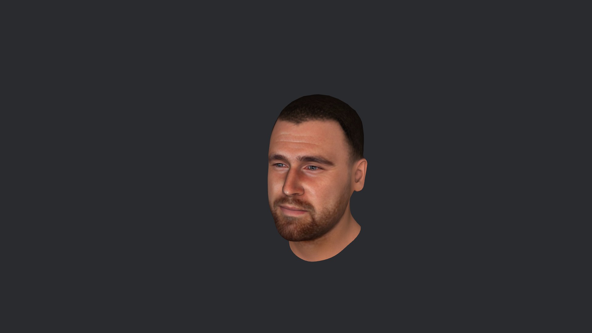 Travis Kelce Hyper Realistic Full Body Fully Rigged 3D Character Model ...