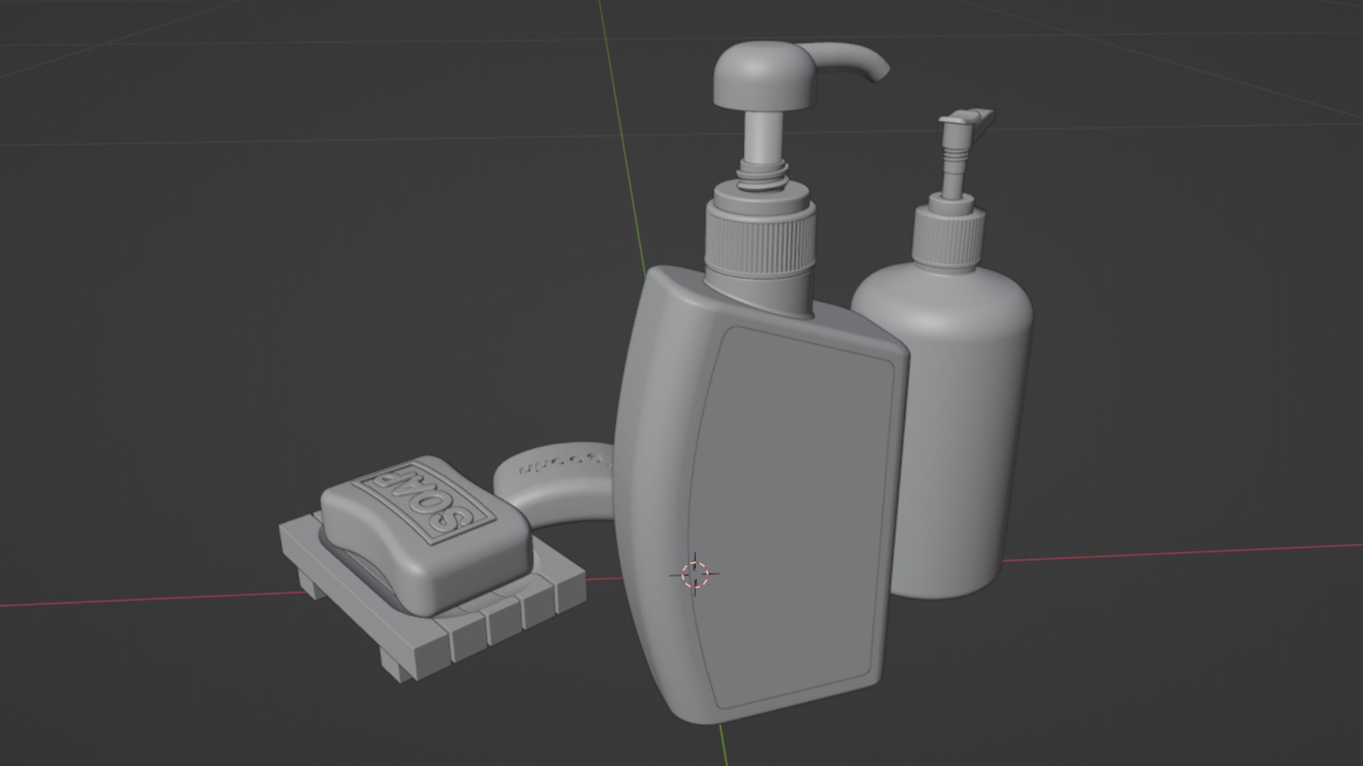 Soap Bar Soap And Liquid Soap 3D Model - TurboSquid 2117120