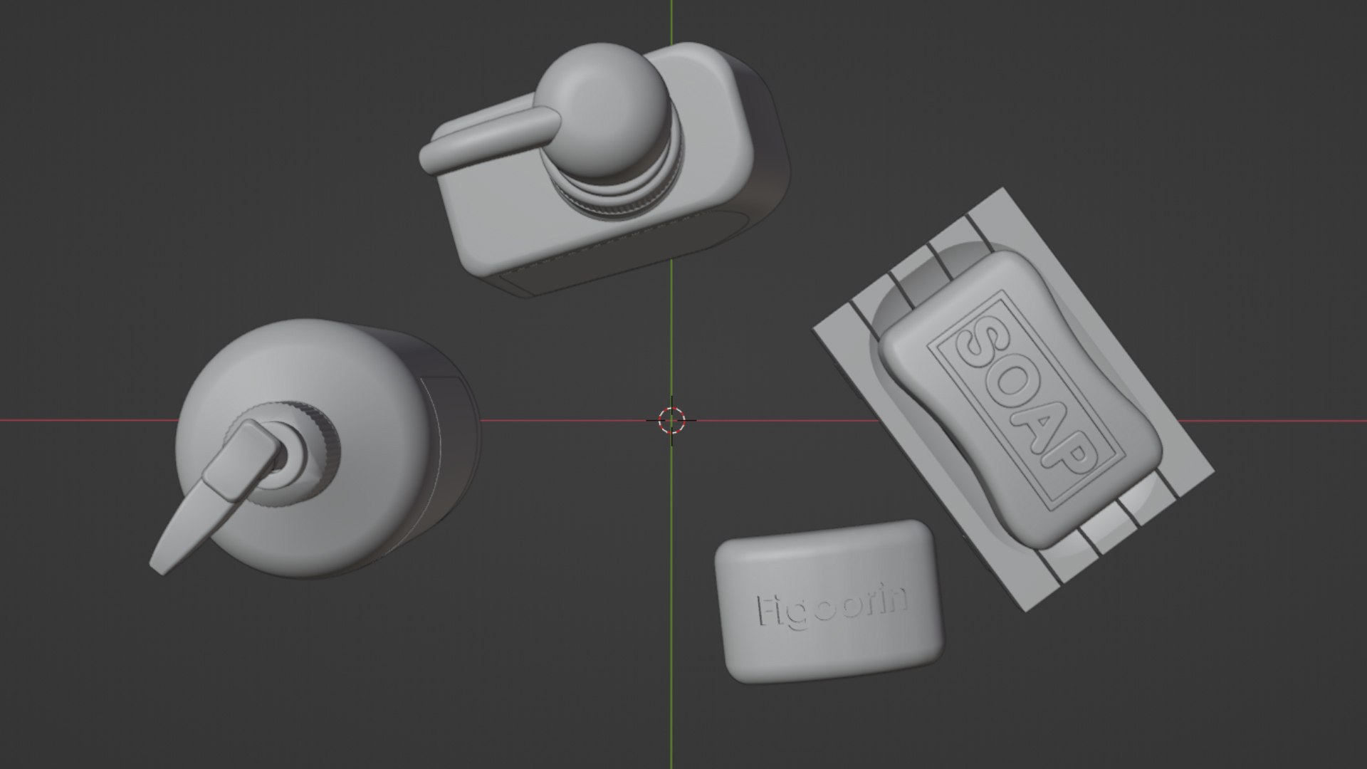 Soap Bar Soap And Liquid Soap 3D Model - TurboSquid 2117120