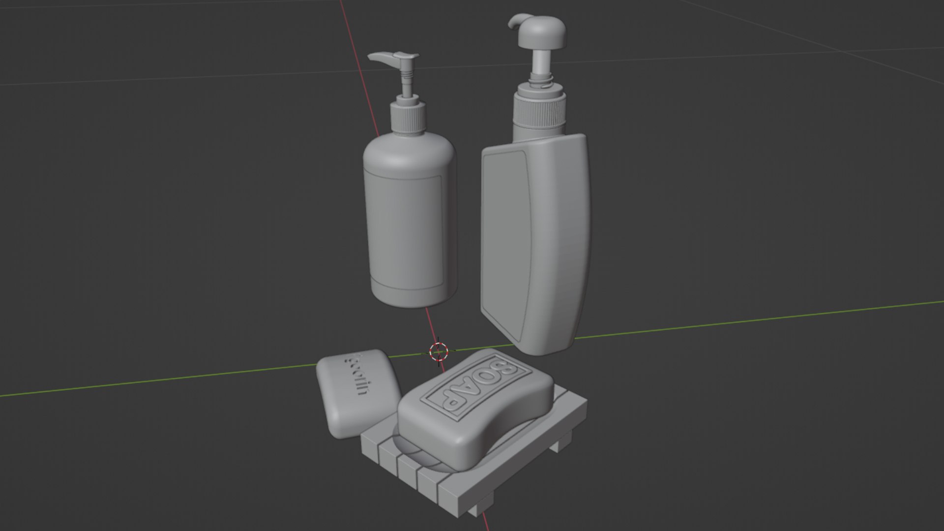 Soap Bar Soap And Liquid Soap 3D Model - TurboSquid 2117120