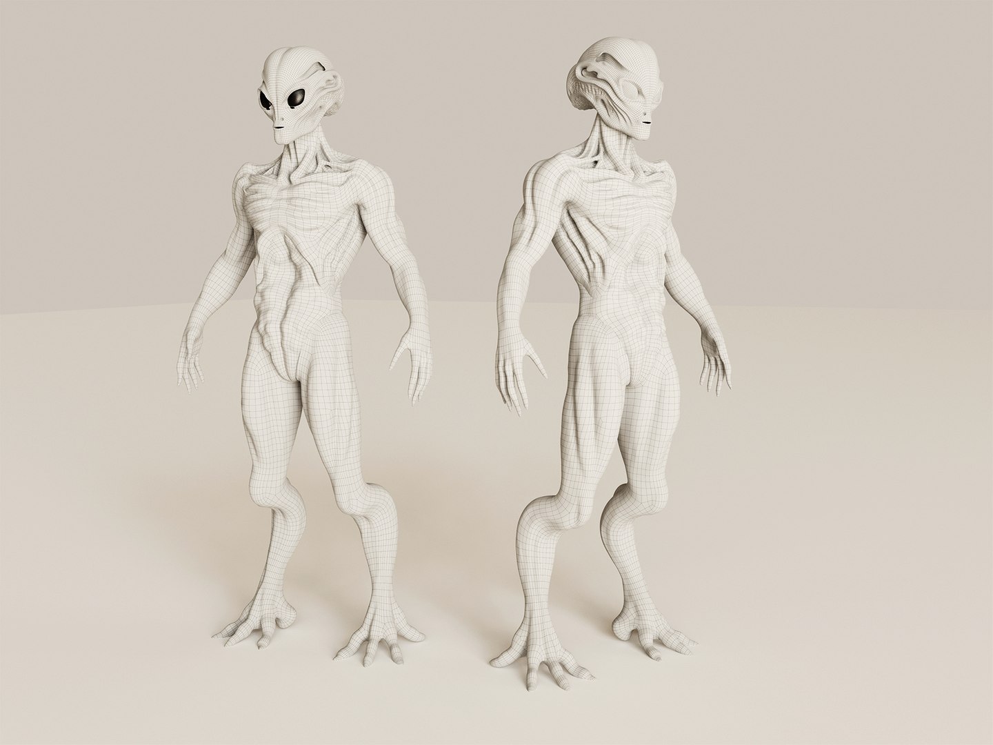 3D Model Alien Creature - High Detail PBR Model - TurboSquid 2395822