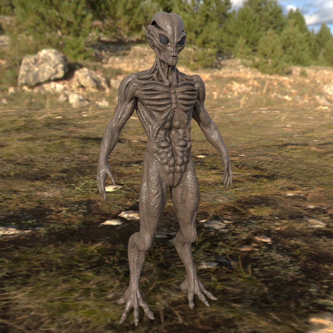 3D Model Alien Creature - High Detail PBR Model - TurboSquid 2395822