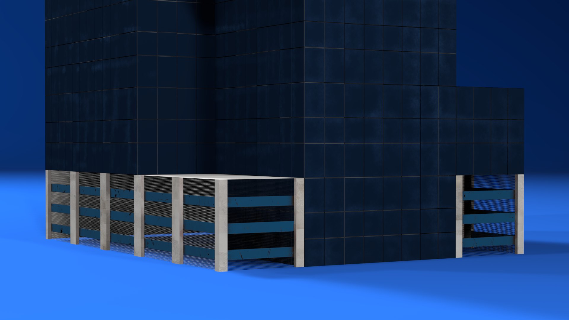 Old Office Building 3D Model - TurboSquid 2126054