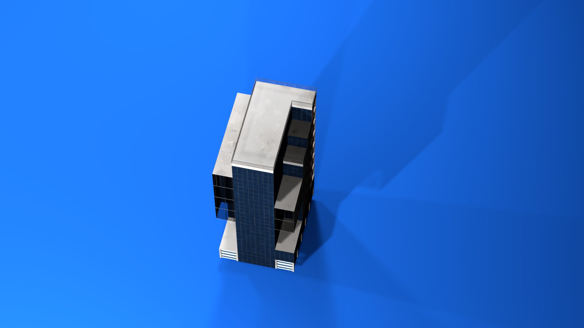 Old Office Building 3D Model - TurboSquid 2126054