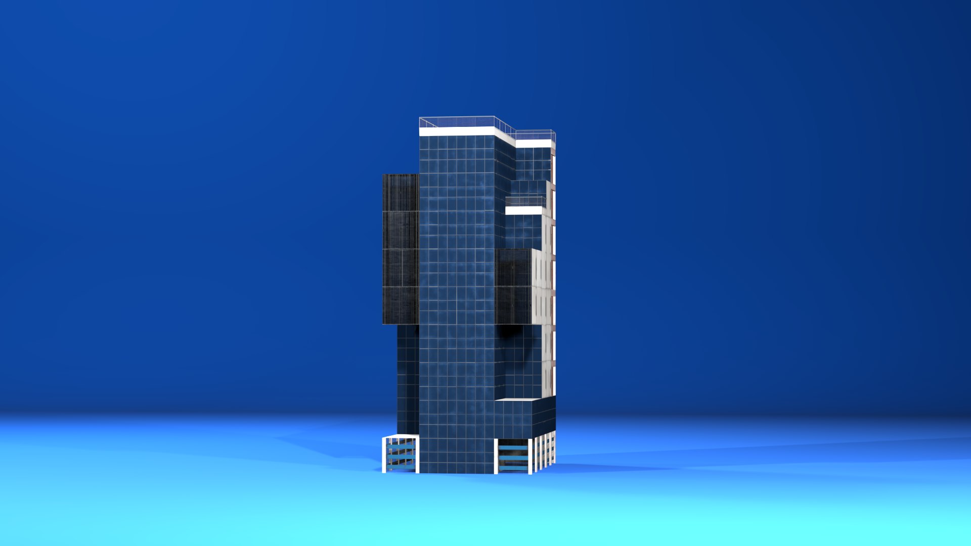 Old Office Building 3D Model - TurboSquid 2126054