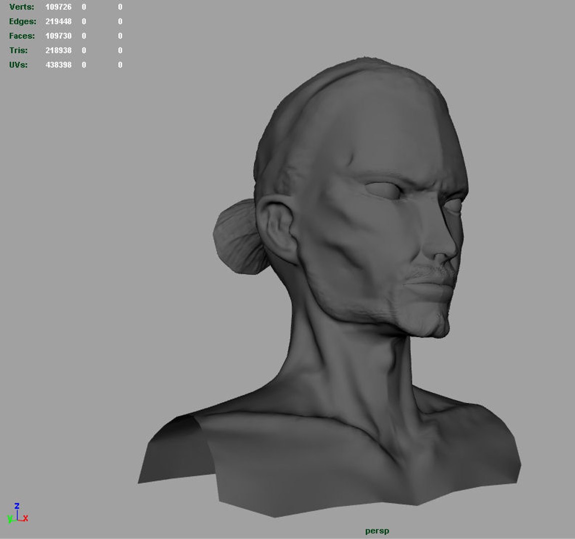 Samurai Head 3d Obj