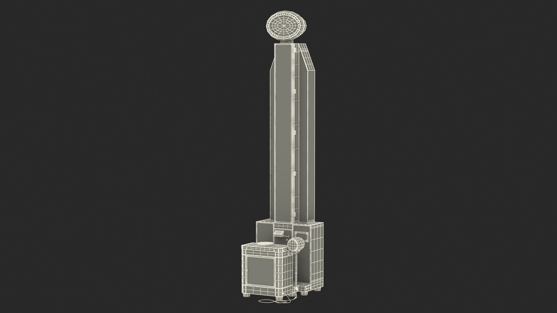 3D Model Modern High Striker Machine Switched On - TurboSquid 1737104