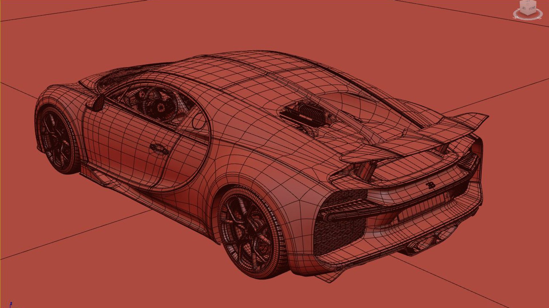 Sport Chiron Bugatti 3D Model - TurboSquid 1268505