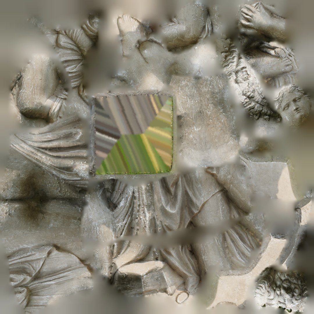 3d Roman Greek Statue Model