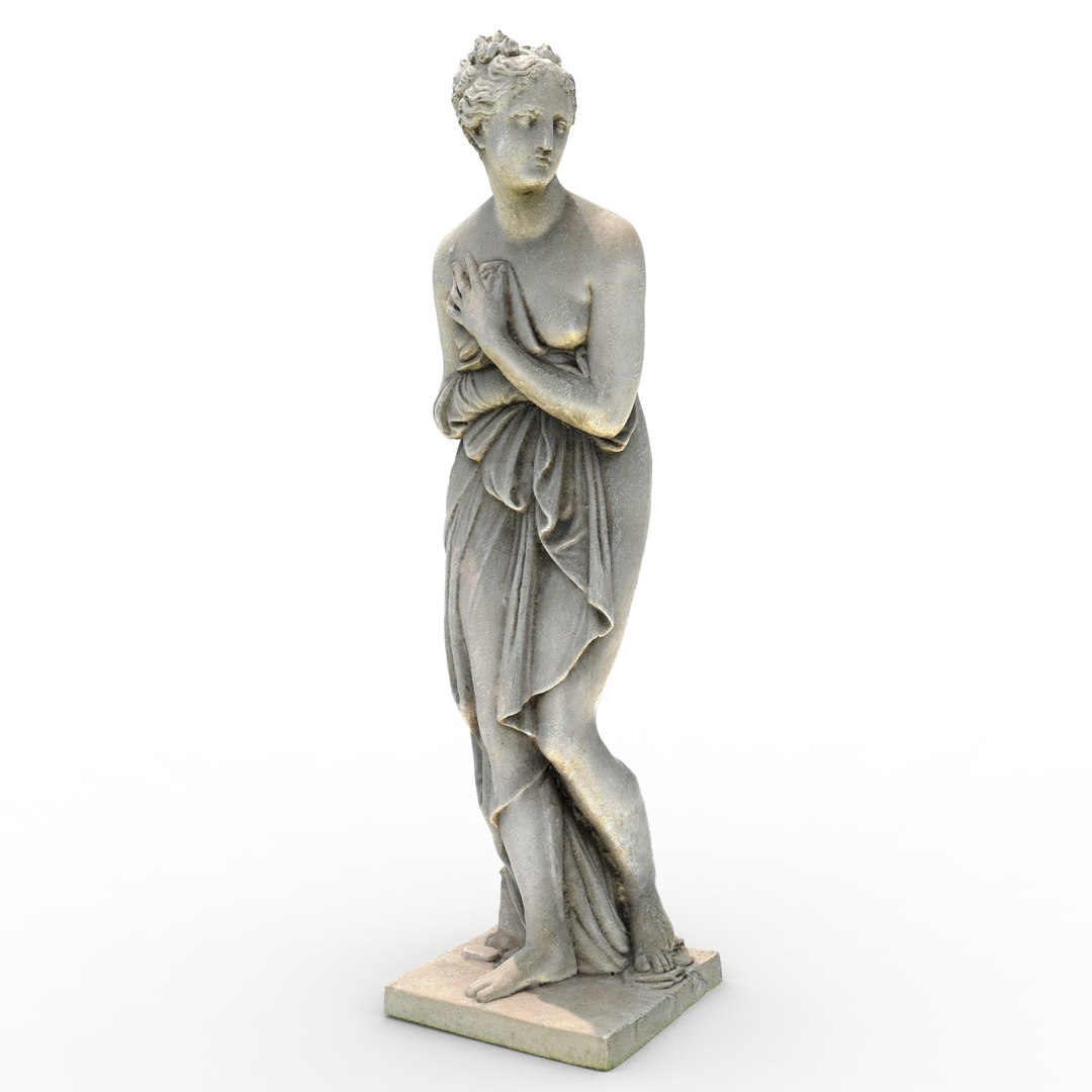 3d Roman Greek Statue Model