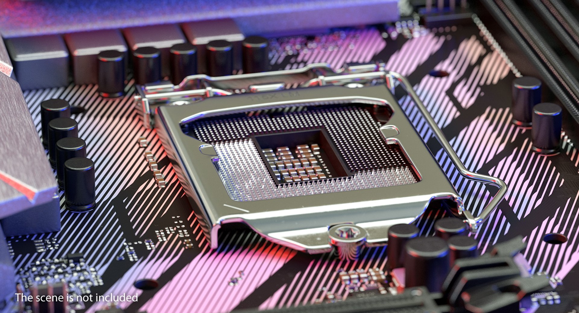 Computer Processor Cover Plate Model - TurboSquid 1427143