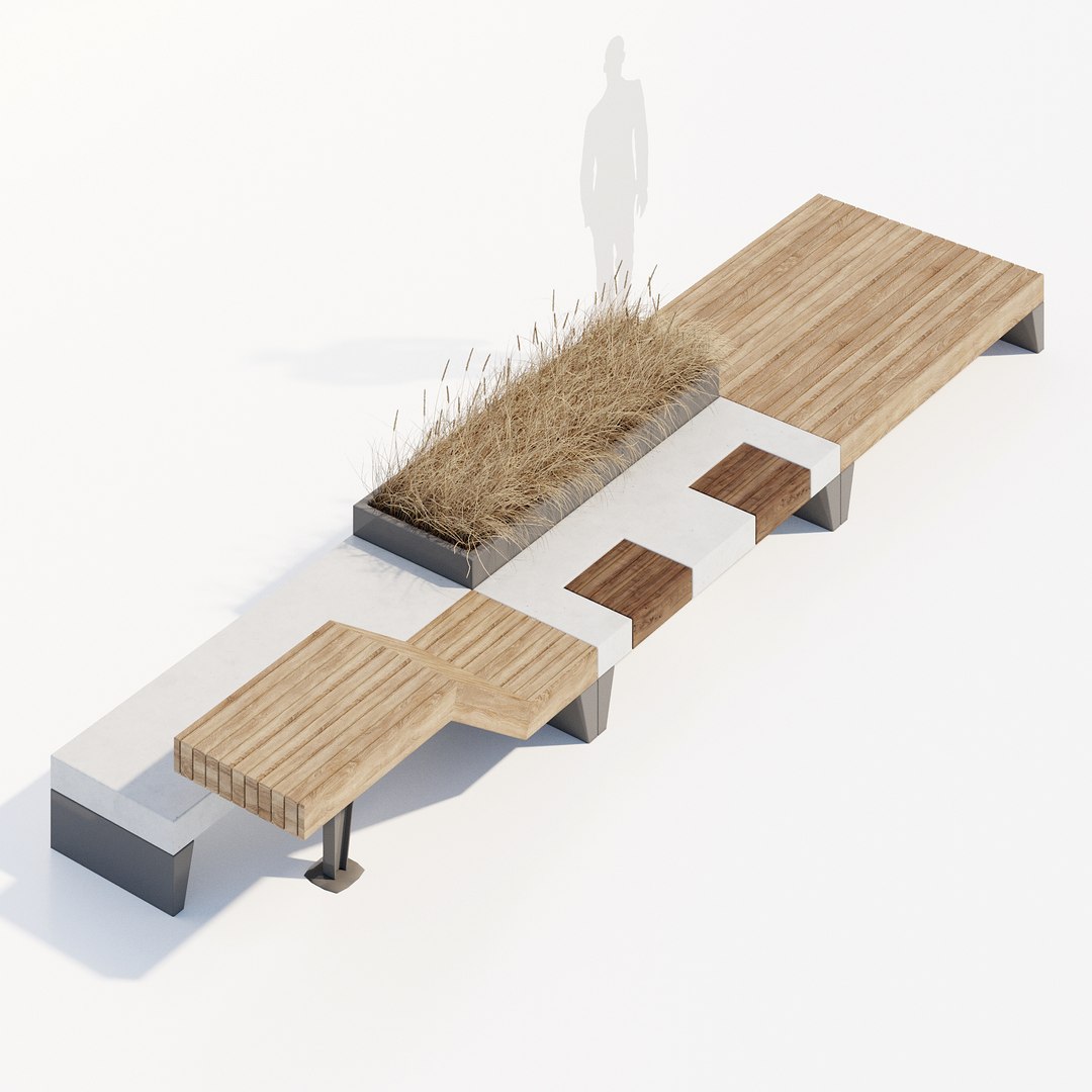 Bench Furniture Model - TurboSquid 1659174