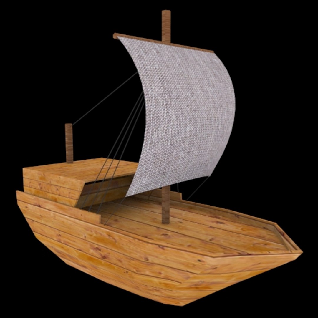 3D Little Sailing Ship - TurboSquid 1504160