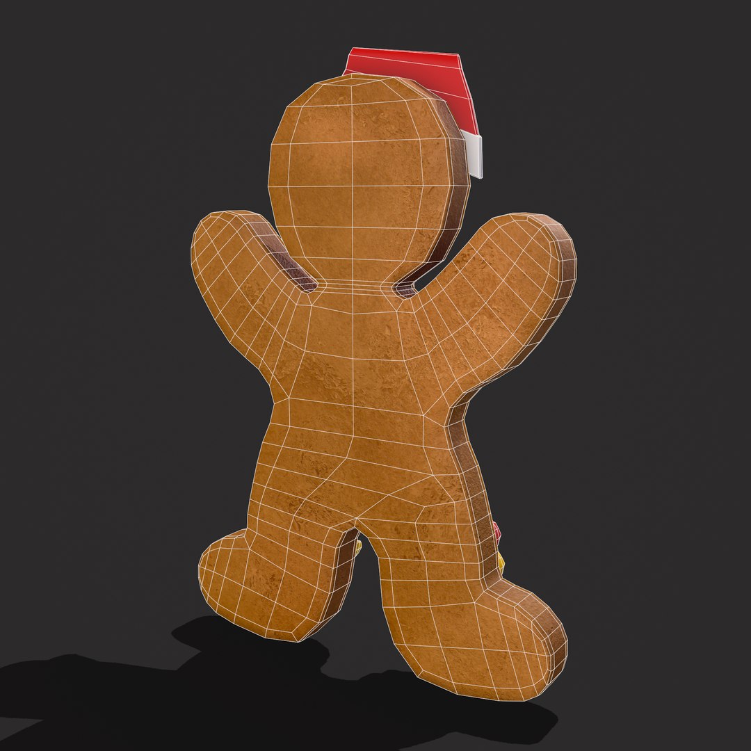 Gingerbread Cookies 3D - TurboSquid 1836164