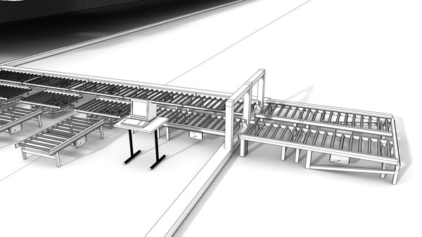 3D model warehouse conveyors cranes - TurboSquid 1488760
