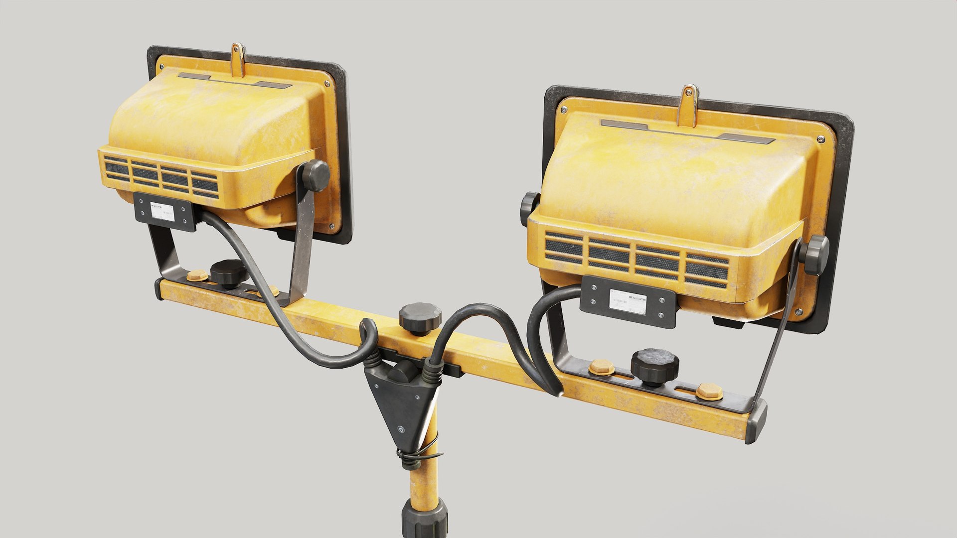 Mobile Construction Lights - PBR Game Ready 3D Model - TurboSquid 2134999