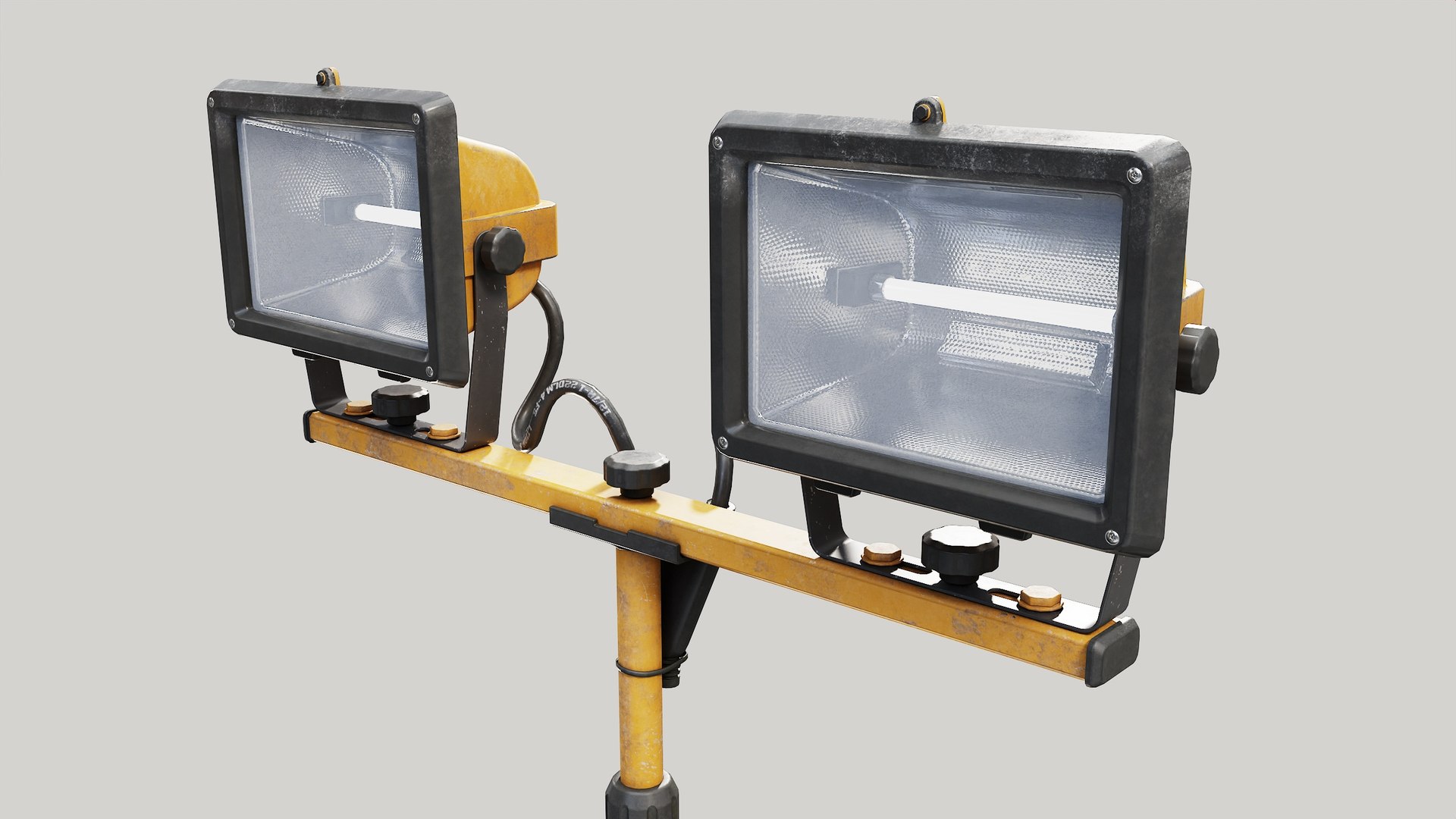 Mobile Construction Lights - PBR Game Ready 3D Model - TurboSquid 2134999