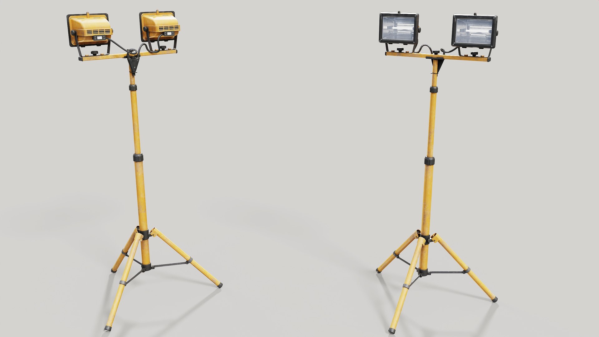 Mobile Construction Lights - PBR Game Ready 3D Model - TurboSquid 2134999