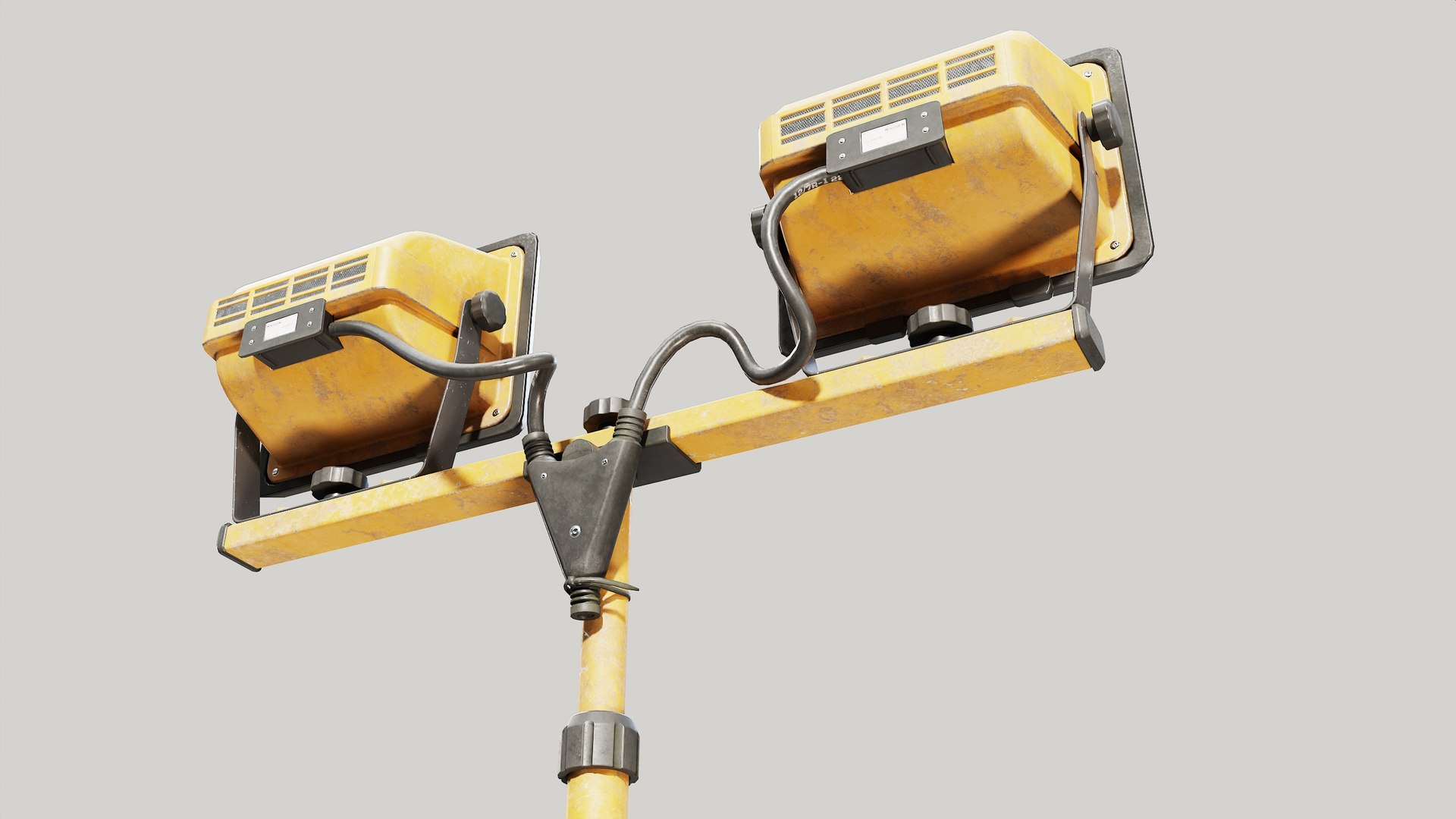 Mobile Construction Lights - PBR Game Ready 3D Model - TurboSquid 2134999