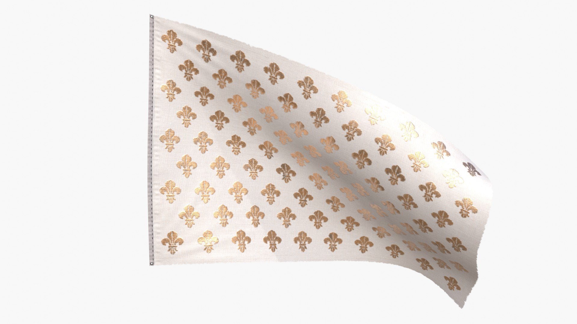 3D Model Royal French Flag 1792 - TurboSquid 1486324