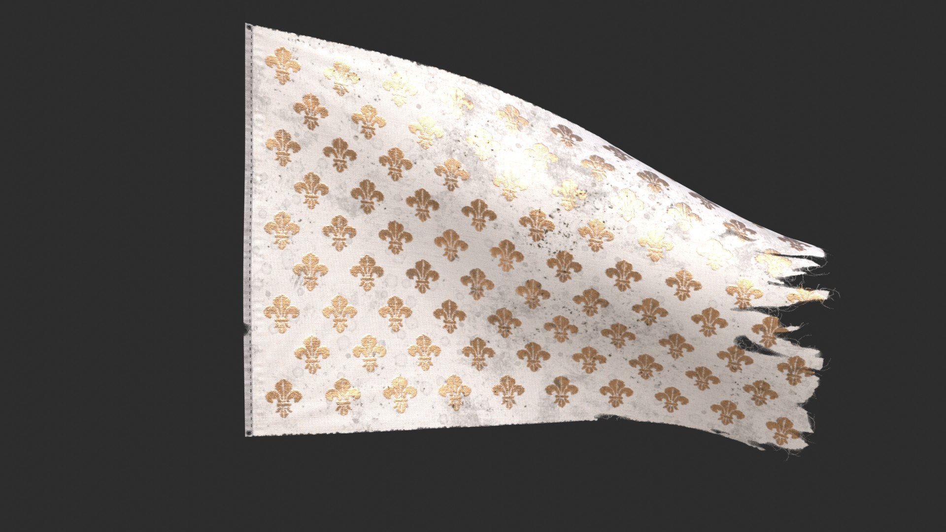 3D Model Royal French Flag 1792 - TurboSquid 1486324