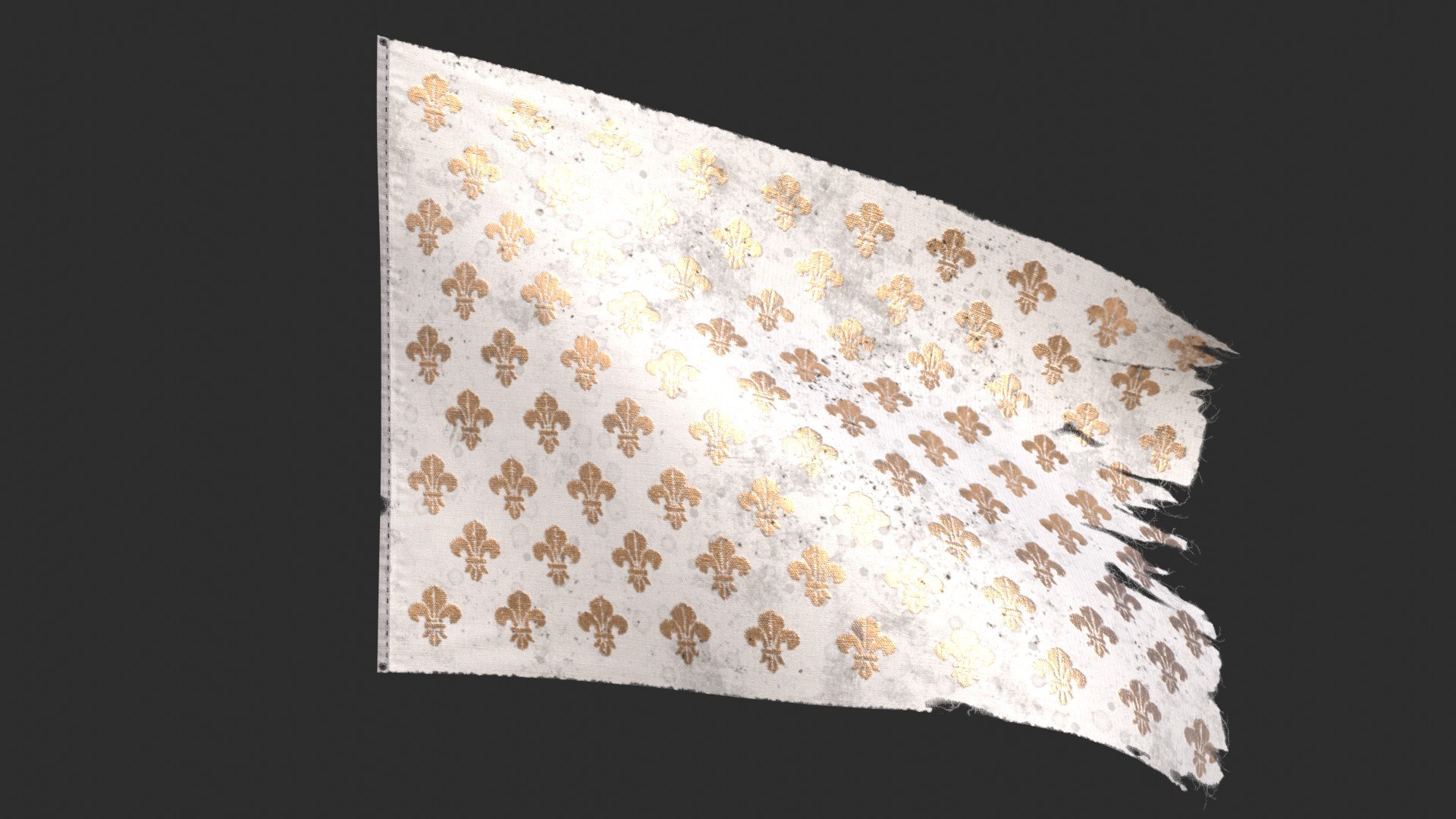 3D Model Royal French Flag 1792 - TurboSquid 1486324