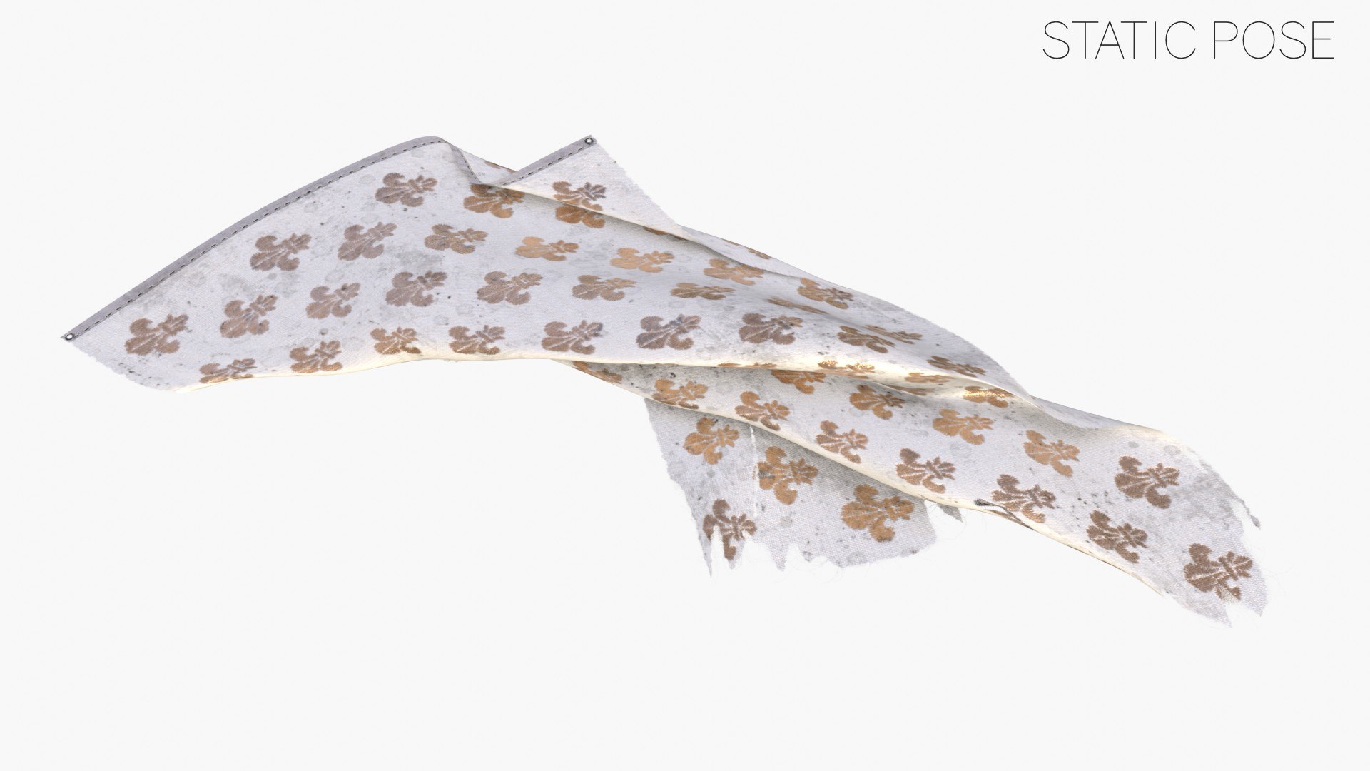 3D Model Royal French Flag 1792 - TurboSquid 1486324