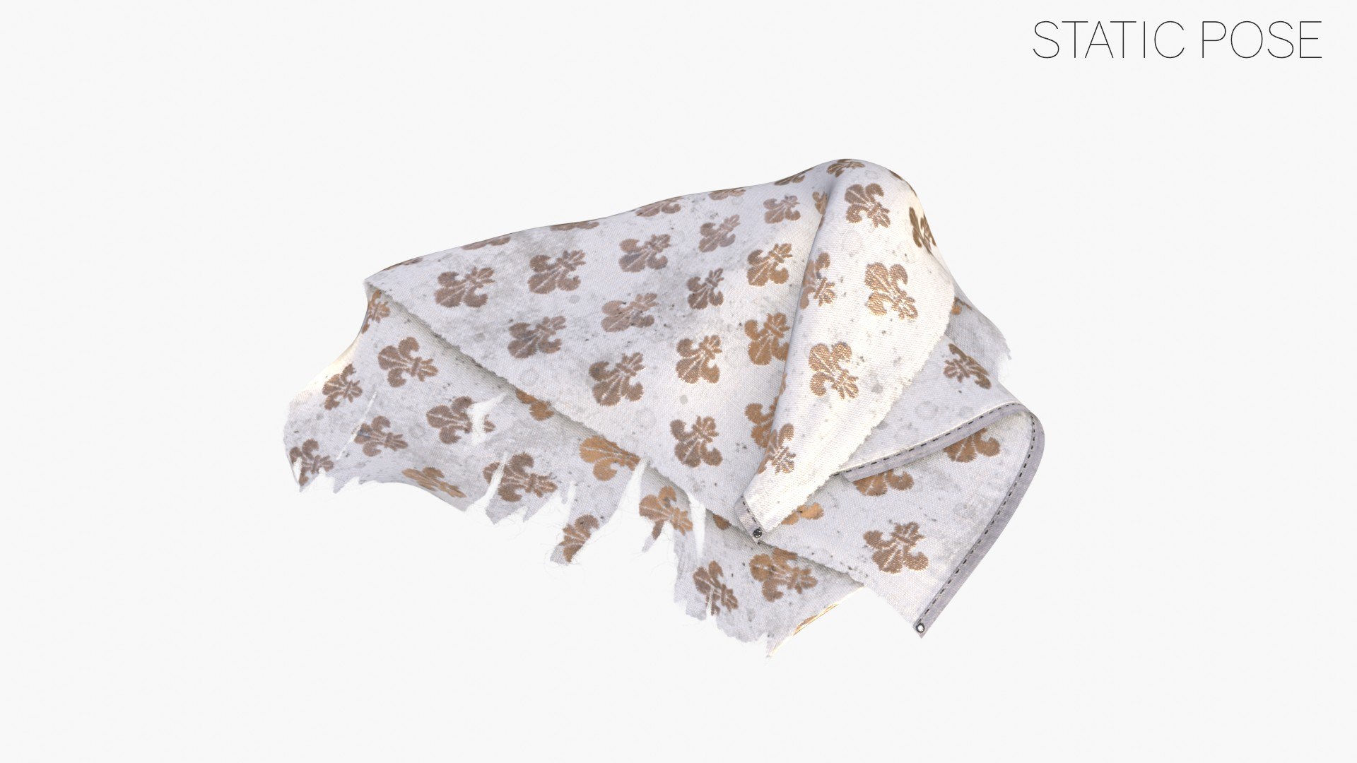 3D Model Royal French Flag 1792 - TurboSquid 1486324