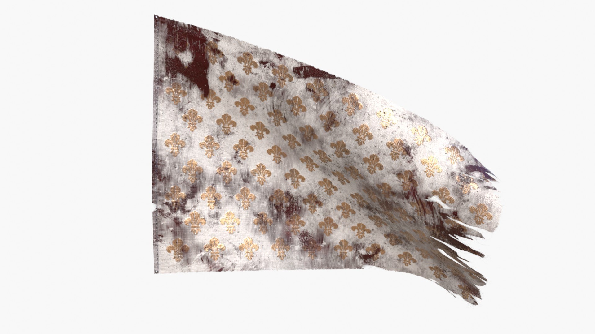 3D Model Royal French Flag 1792 - TurboSquid 1486324