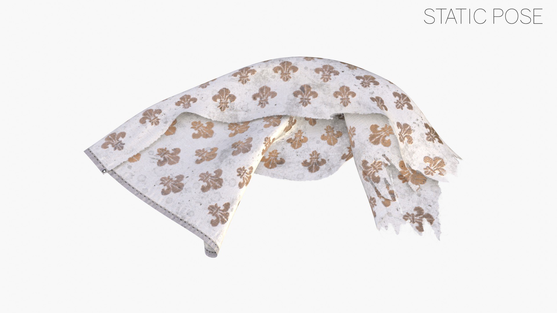 3D Model Royal French Flag 1792 - TurboSquid 1486324