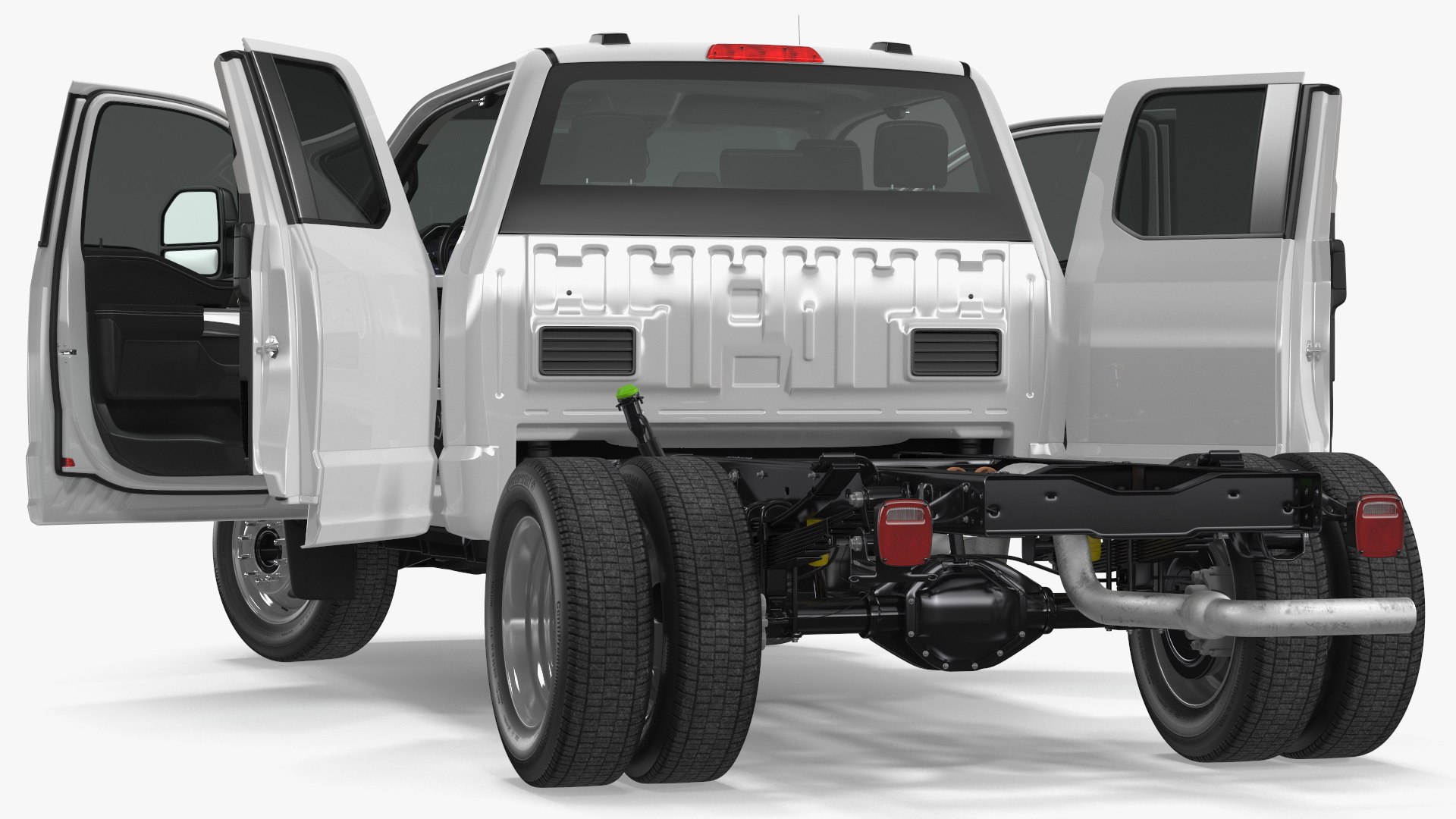 3D model Super Duty F550 2023 Ford Long Cab Rigged for Maya ...