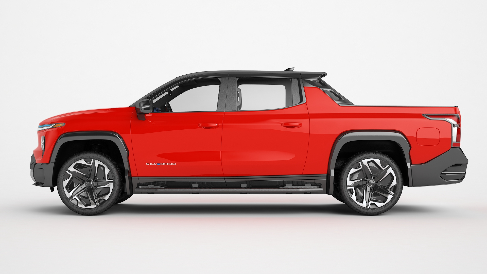 3D Chevrolet Silverado EV RST 2024 Red Model - TurboSquid 1999947