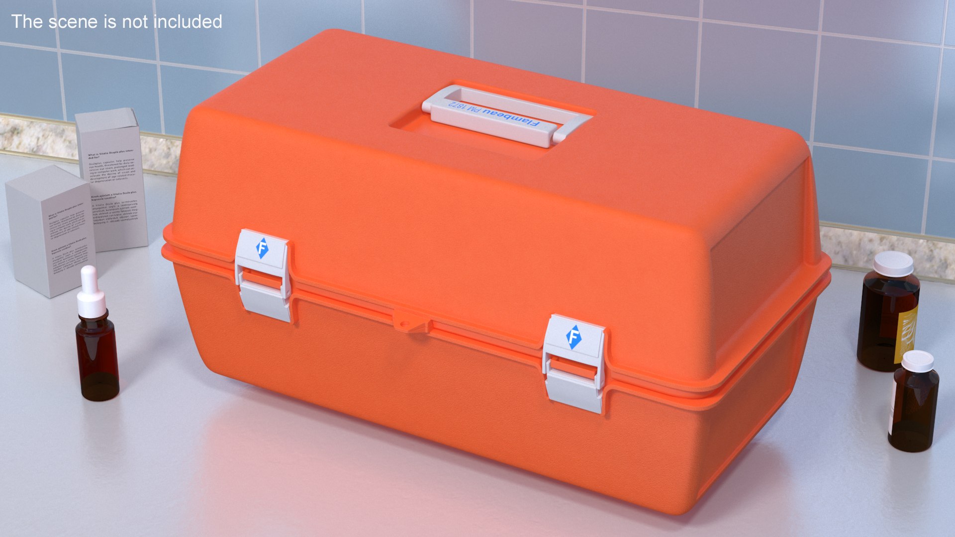 Flambeau Paramedic Box Open 3D Model - TurboSquid 1947814