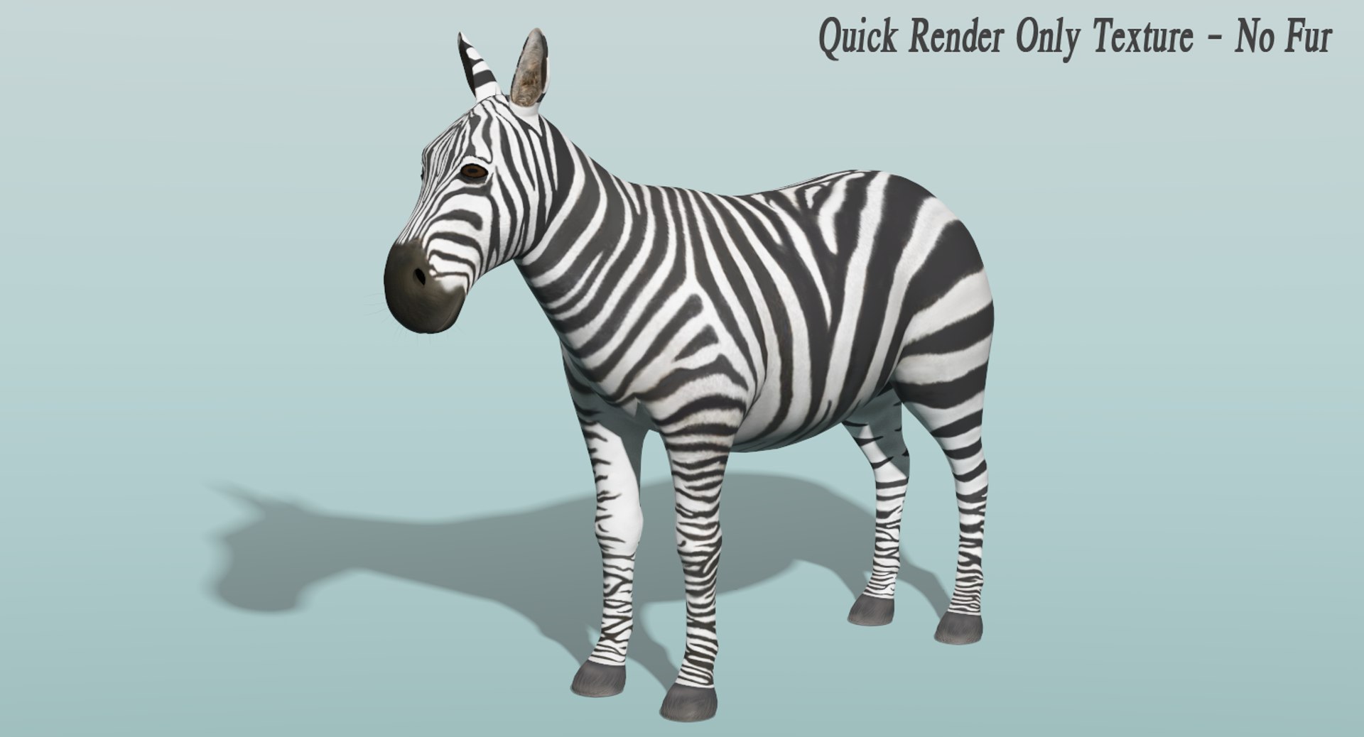 Zebra Fur Animation 3d Max