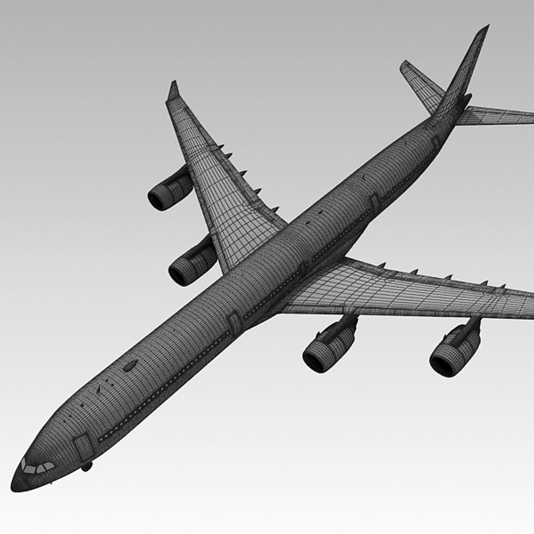 Airbus A340-600 Plane Generic 3d Model