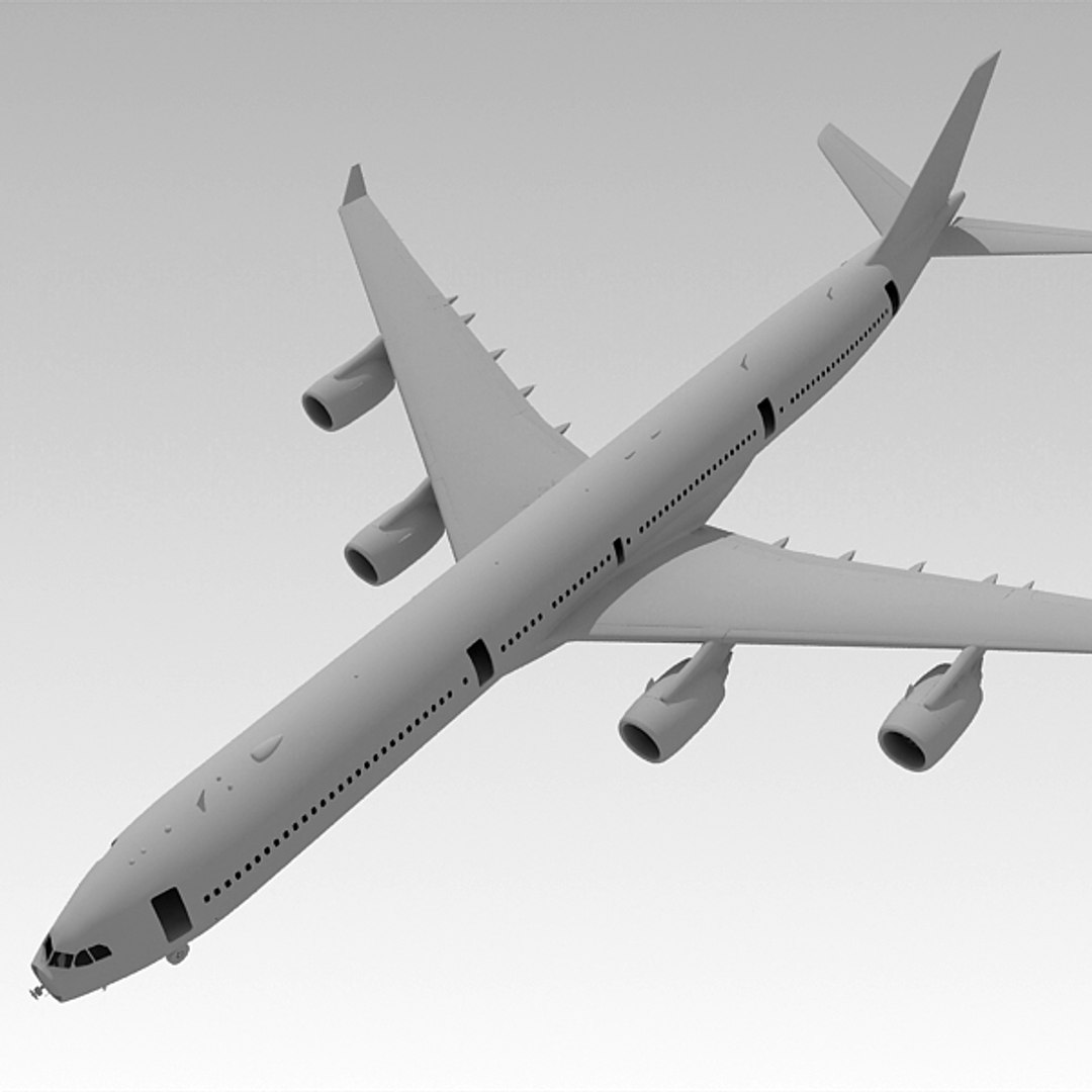 Airbus A340-600 Plane Generic 3d Model