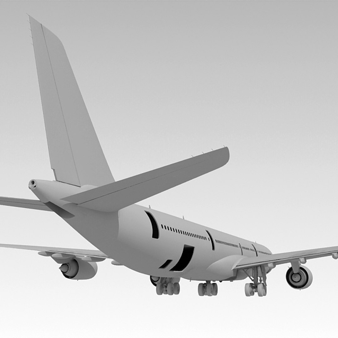 Airbus A340-600 Plane Generic 3d Model