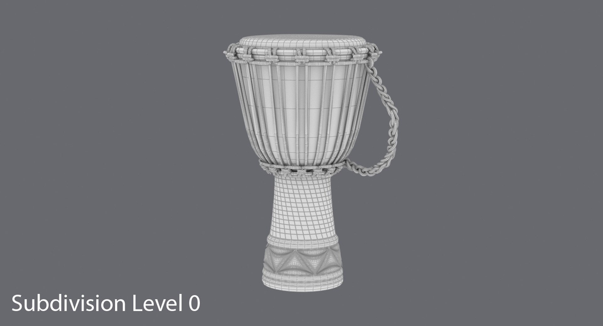 3d model jembe djembe
