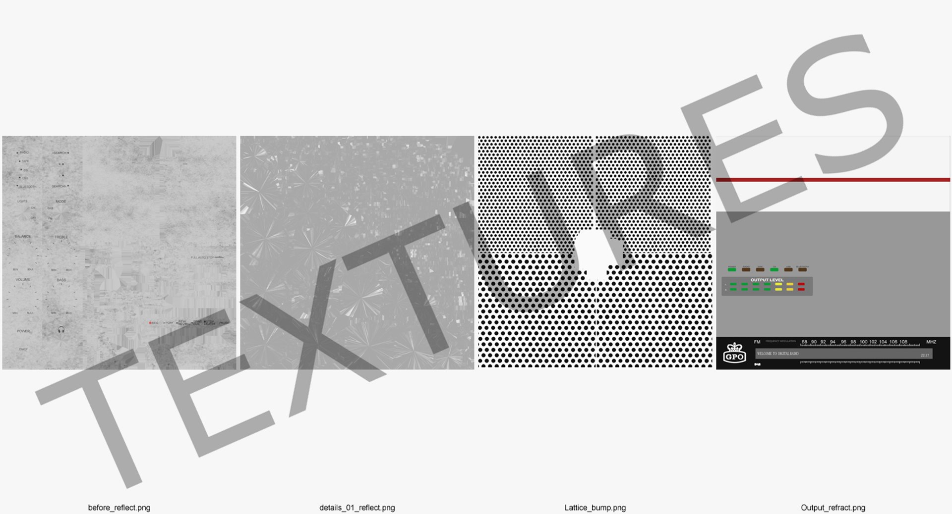 3D model gpo retro portable boombox - TurboSquid 1298849