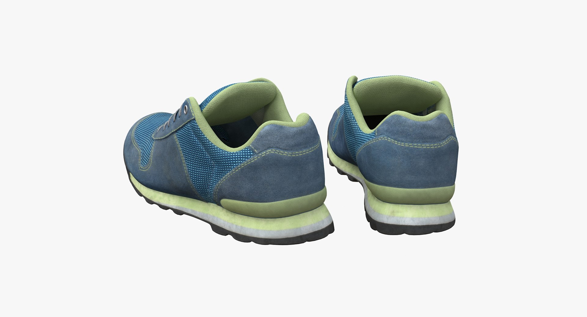 3D Blue Sneakers - TurboSquid 2045124