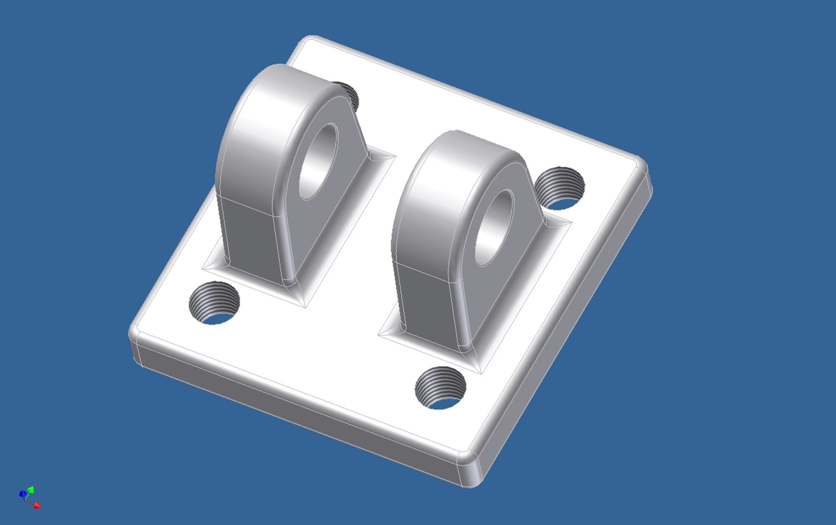 Clevis Bracket Bdcb-05 3d Model