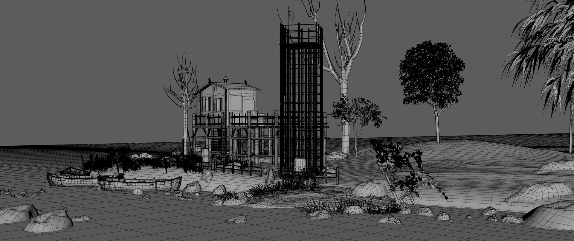 3D House Sea Model - TurboSquid 1313379