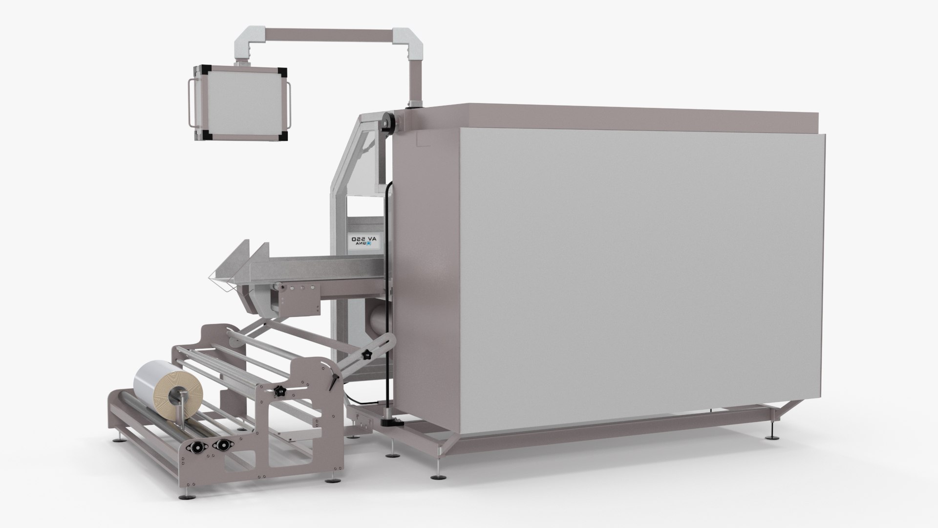 3D GNA AV550 Horizontal Flow Pack Wrapping Machine - TurboSquid 2410810