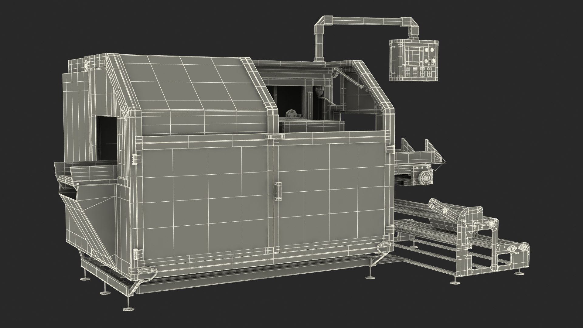 3D GNA AV550 Horizontal Flow Pack Wrapping Machine - TurboSquid 2410810