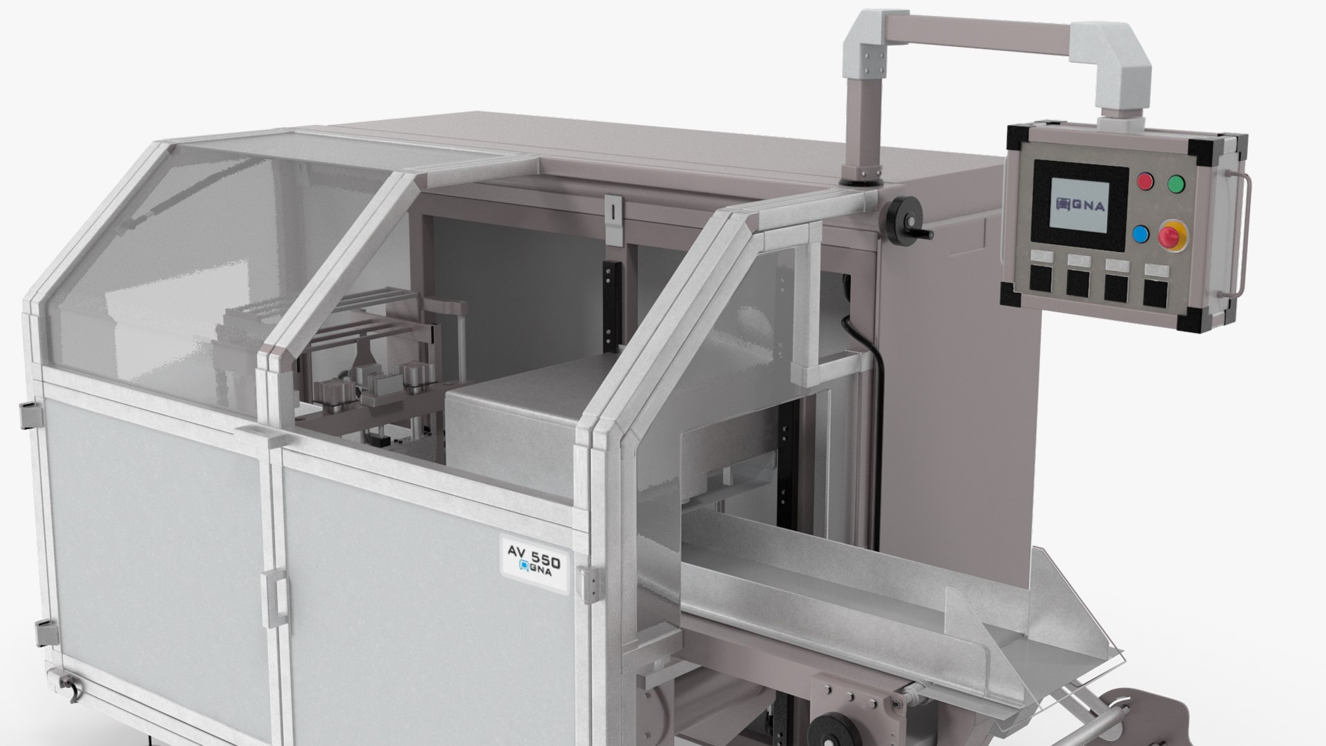 3D GNA AV550 Horizontal Flow Pack Wrapping Machine - TurboSquid 2410810