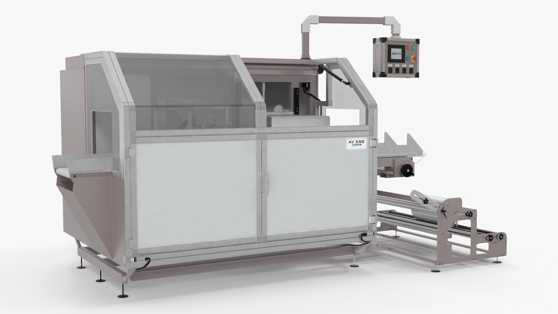 3D GNA AV550 Horizontal Flow Pack Wrapping Machine - TurboSquid 2410810