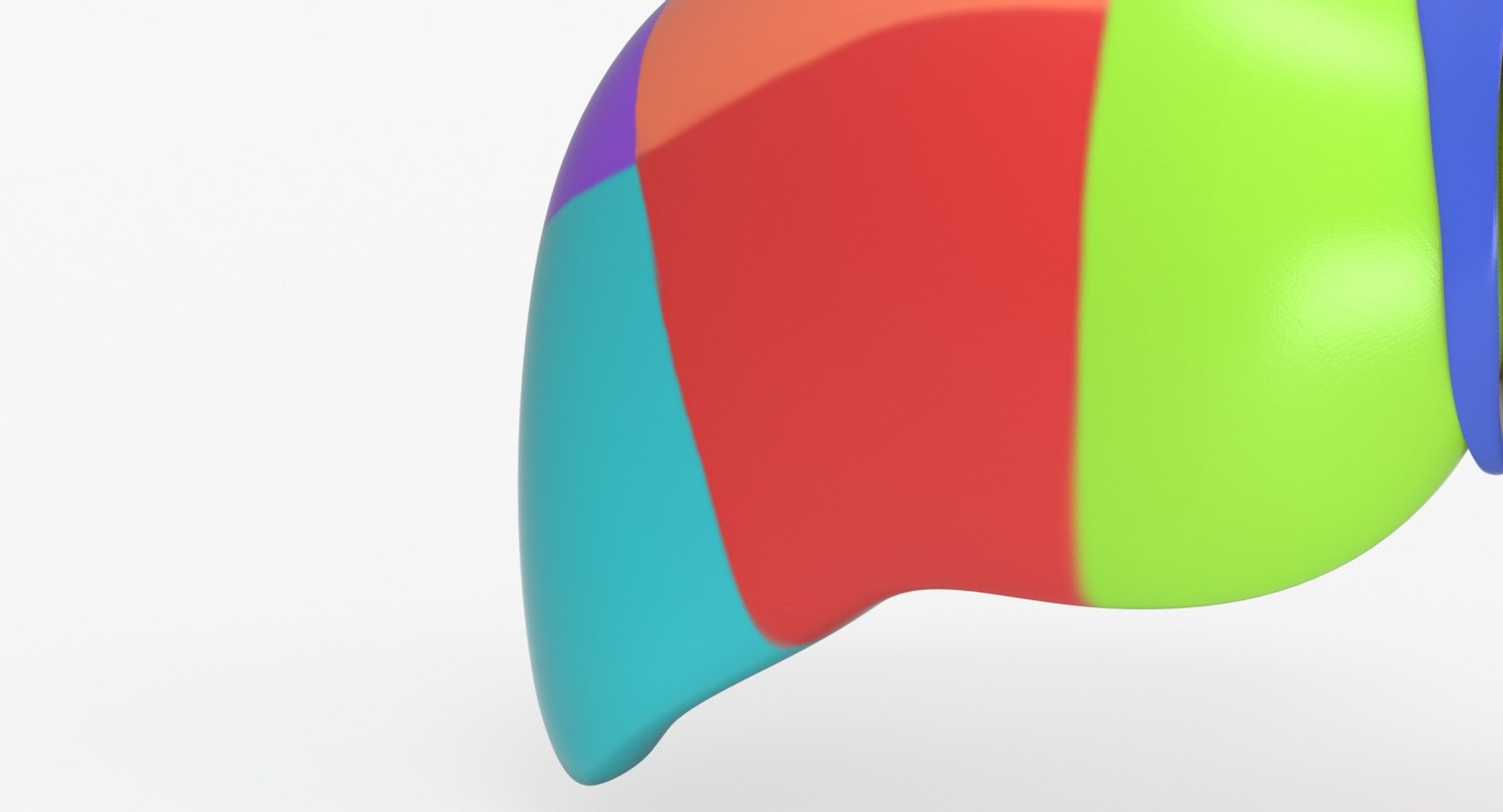 Liver Anatomical Segments 3D - TurboSquid 1383517